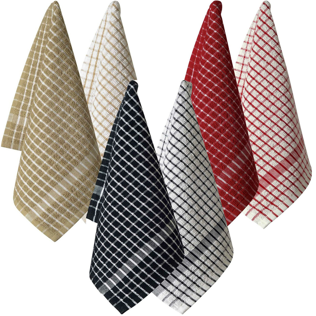 Terry Tea Towel Set of 2 40x65cm. 100% cotton | Many Colours to Choose ...