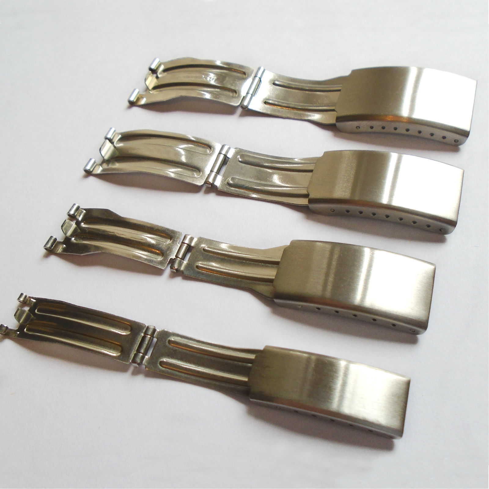 Watch Bracelet Catch Clasp Quality Stainless Steel Replacement 3-Fold ...