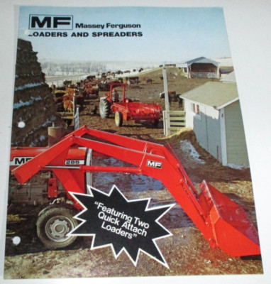 Massey Ferguson MF 246 236 245 235 225 Loader 110 130 160 205 Spreader ...