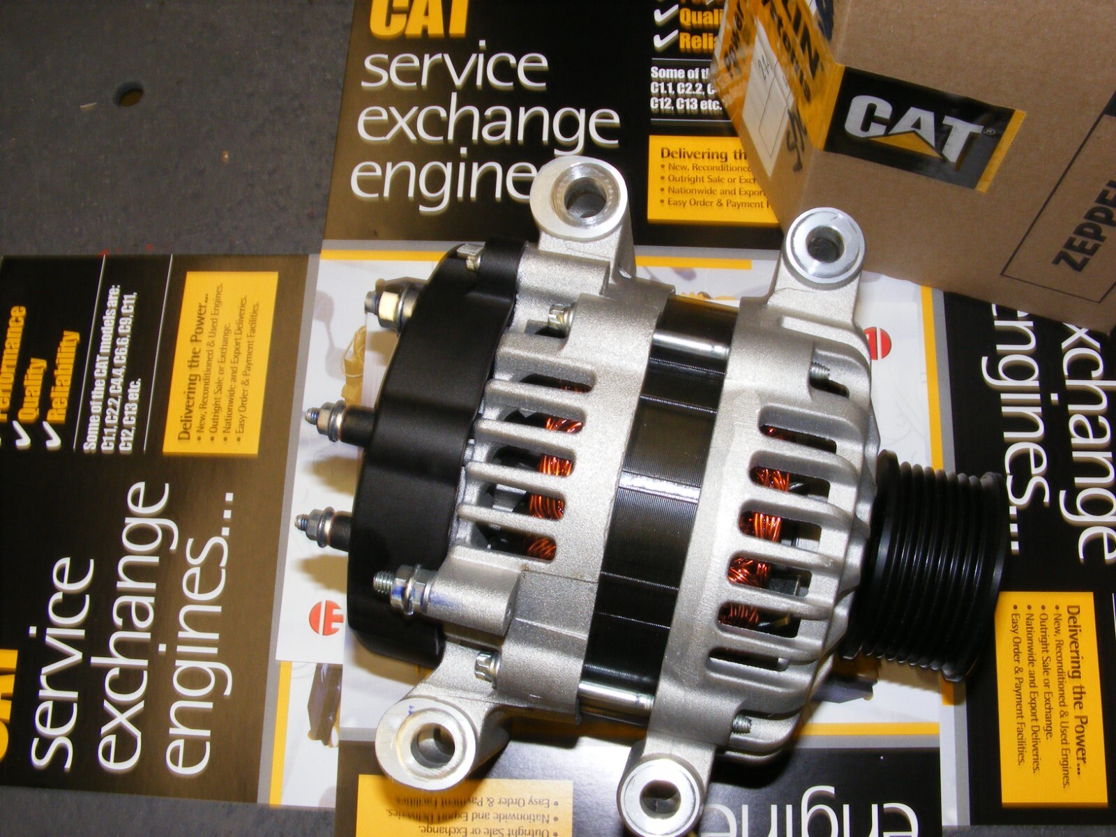 CAT 24v 85A alternator 560-6109 593-5777 Genuine Caterpillar Only £580 ...