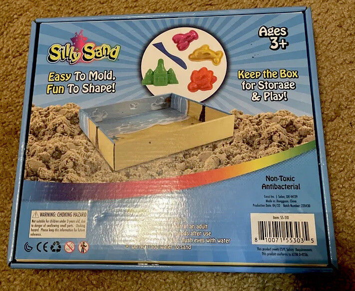 Silly Sand - Fun Beach Set - 5 Piece Set - Easy To Mold - Fun To Shape ...