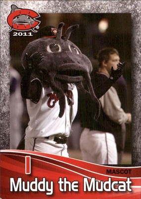 Muddy The Mudcat 2011 Carolina Mudcats #32 RC Card | eBay