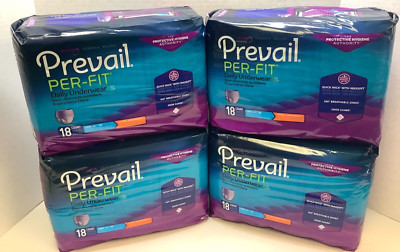Prevail Per-fit Women's Adult Underwear, Large, 44"-58", 72ct, Free ...