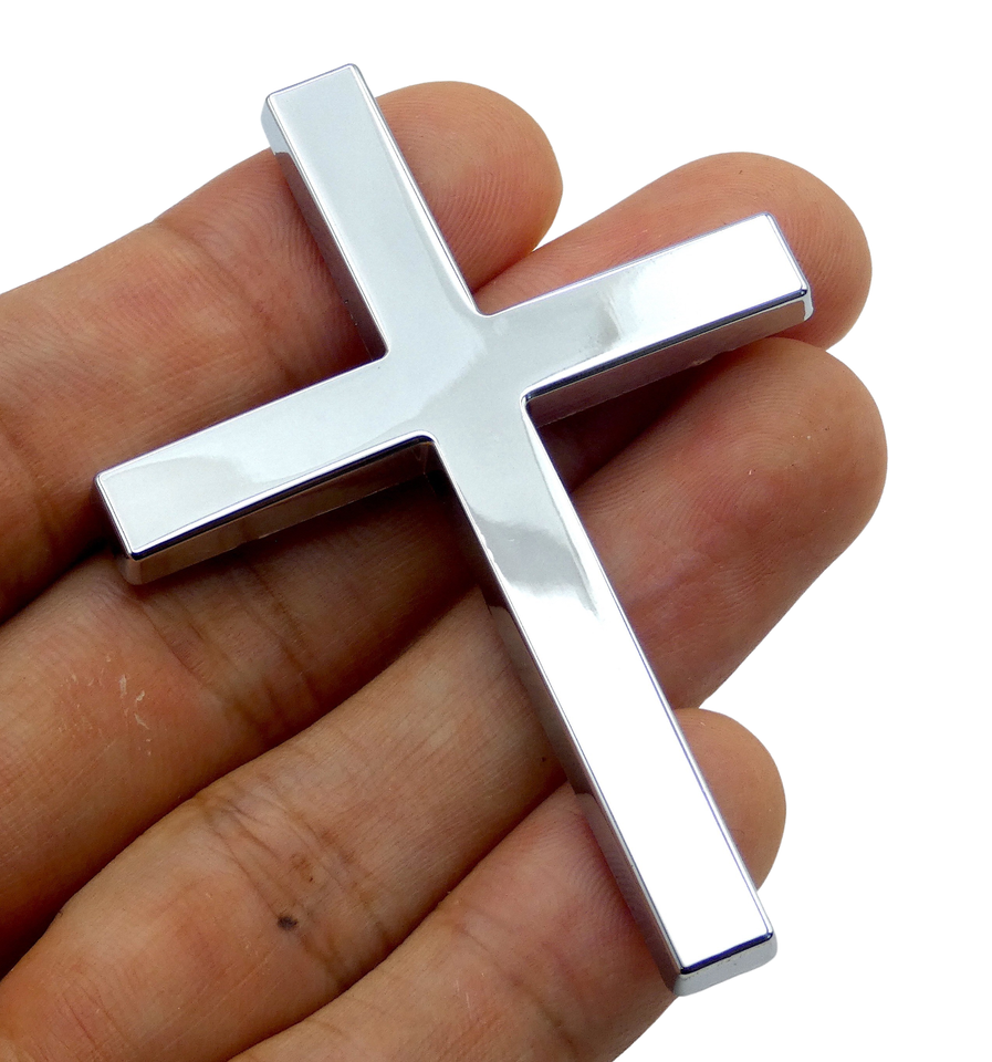 Cross Auto Emblem Christian Jesus Car Motorcycle Styling Badge Sticker ...