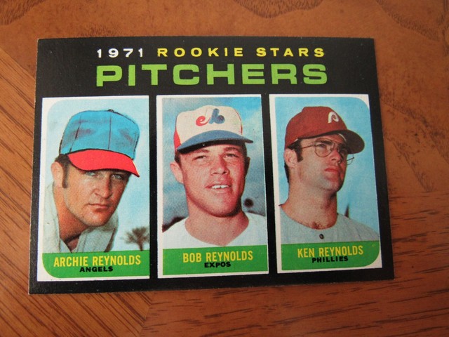 1971 Topps - High # #664 Bob Reynolds, Ken Reynolds, Archie Reynolds ...
