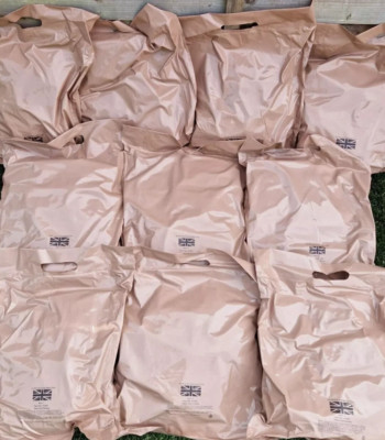 10 X British Military Army Style 24hr Rations Packs Camping MRE Meals ...