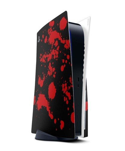Playstation 5 PS5 Skin Cover Aufkleber Design Schutz Folie Skins Blood ...