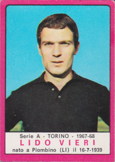 Lido Vieri Figurina Calciatori Panini 1967 1968 Ottima | eBay