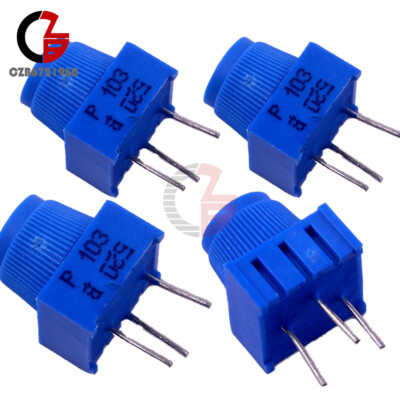 10PCS 3386P-1-103 Trimpot Potentiometer 10K with Knob High Precision ...