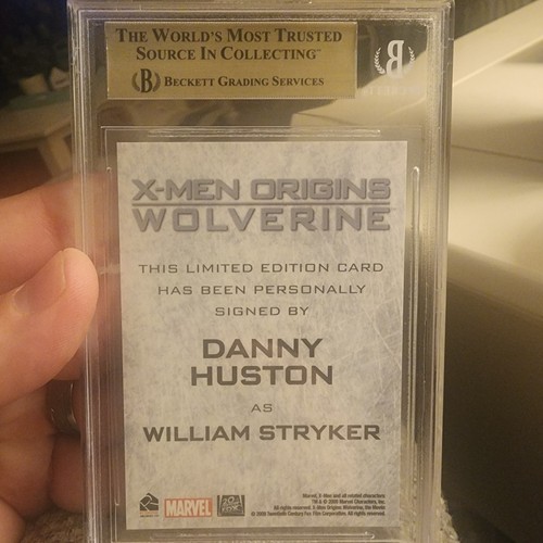 2009 X-Men Origins Wolverine Autograph Danny Huston Limited Auto BGS 9. ...