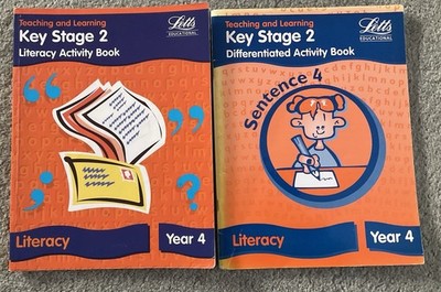 2 X Lett’s Literacy Books Key Stage 2 Year 4 Reading Comprehension ...