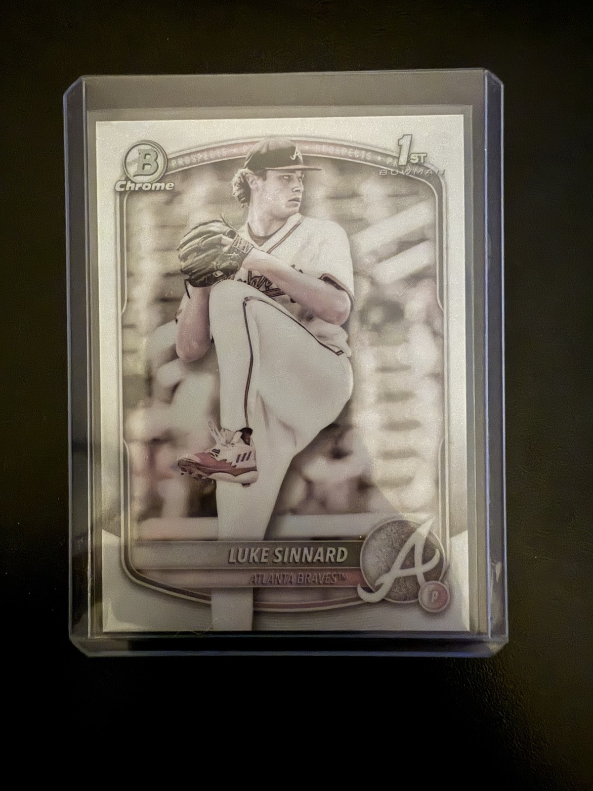 2025 Bowman - Chrome Prospects Luke Sinnard #BCP-62 Pearl Refractor (RC ...