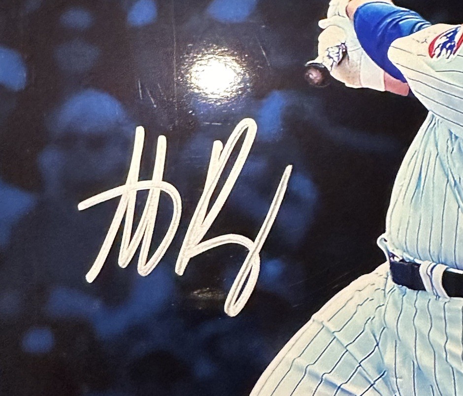 ANTHONY RIZZO Autographed 8x10 Photo Fanatics & MLB Holograms Cubs, NY ...