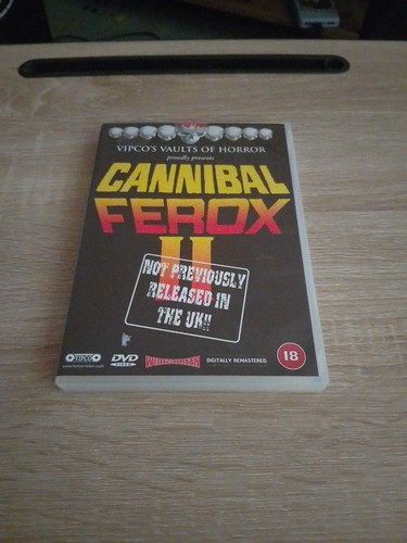 Cannibal Ferox II DVD VIPCO Vaults of Horror UK Widescreen Cult Horror ...