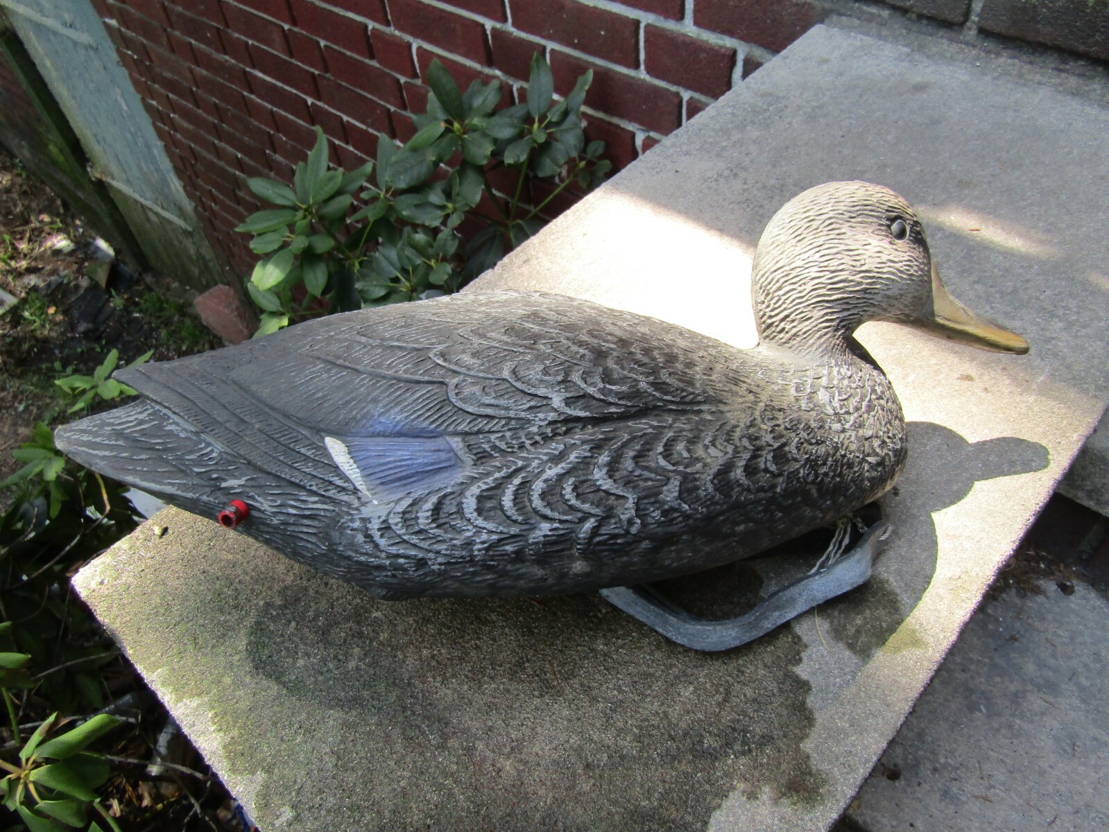 Vintage Neumann & Bennetts Plasti Duk- Inflatable Black Duck Decoy ~ 20 ...