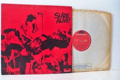 SLADE slade alive LP EX-/VG+, 2383 101, vinyl, album, gatefold, glam ...