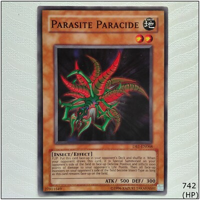 Parasite Paracide - DB1-EN068 - Common Yugioh | eBay