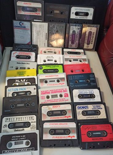 30 cassette tape games - Commodore 64 128 - Various Mixed Lot - Retro ...