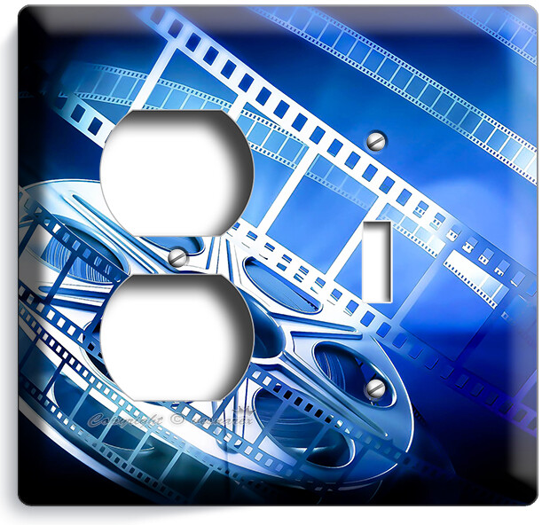 MOVIE FILM REEL LIGHT SWITCH OUTLET PLATES PRODUCTION BLOGGER STUDIO ...