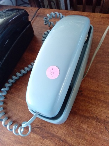 vintage AT&T Model 210 Blue Princess Trimline Push Button Telephone | eBay