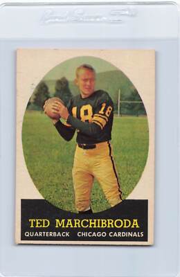 1958 Topps #44 Ted Marchibroda Cardinals VG/EX 1692 | eBay