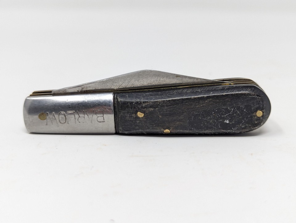 Vintage Barlow Brown 3" Two Blade Folding Pocket Knife | eBay