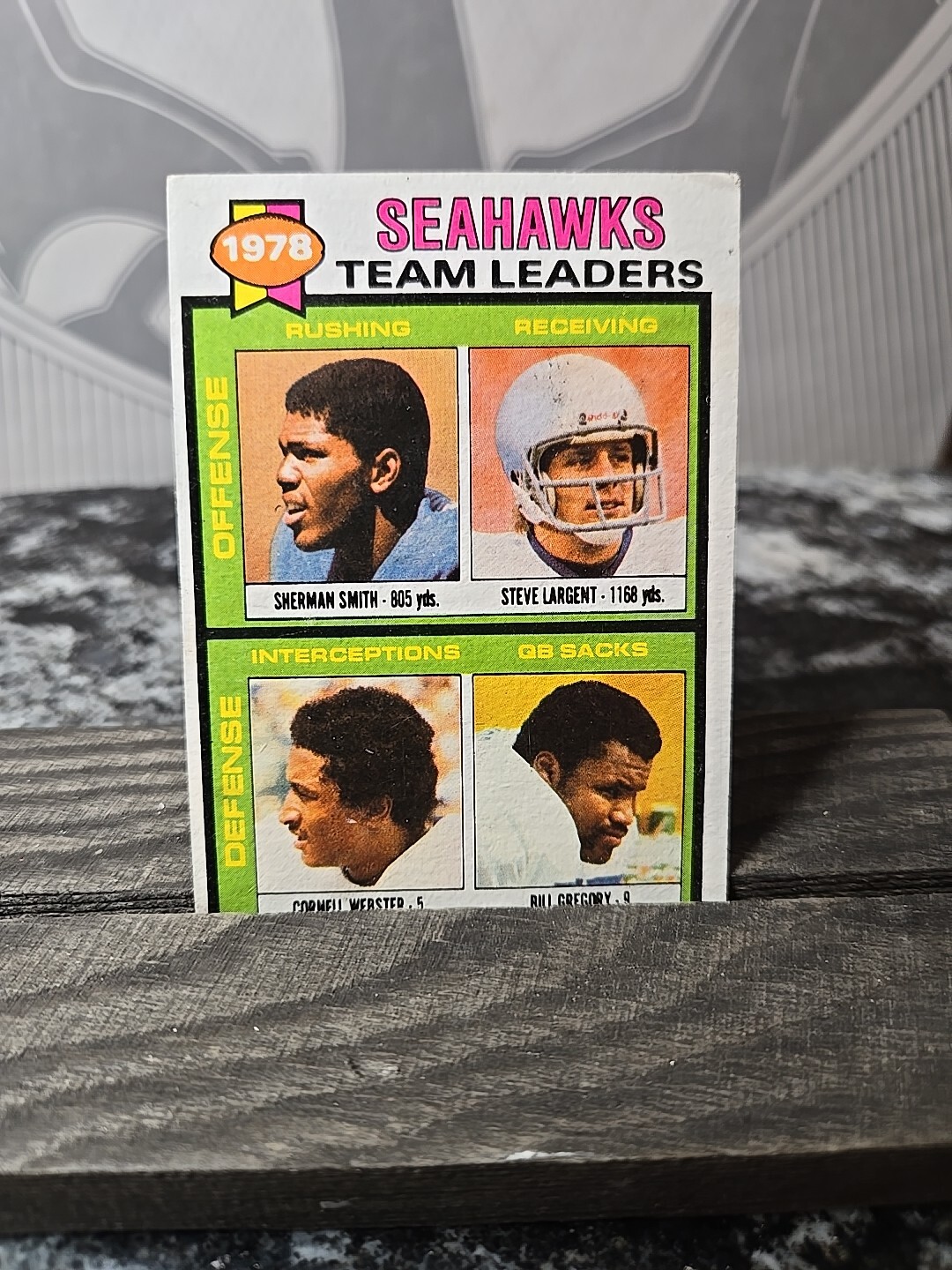 1979 Topps - #244 Sherman Smith, Steve Largent, Cornell Webster Rookie ...