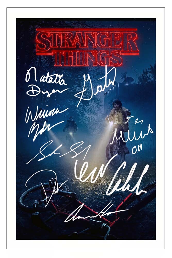 STRANGER THINGS Cast Multi Signed Autograph 6X4 Photo Print Gift Season ...