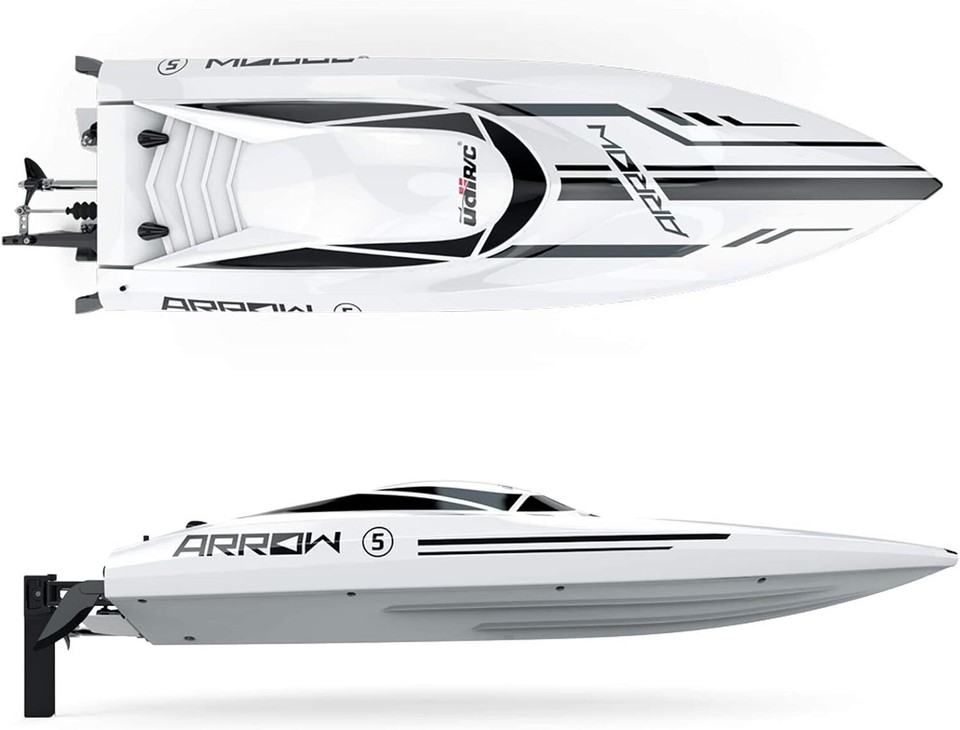 Brushless RC Racing Boat 50KM/H High Speed Remote Control Toy Boat ...