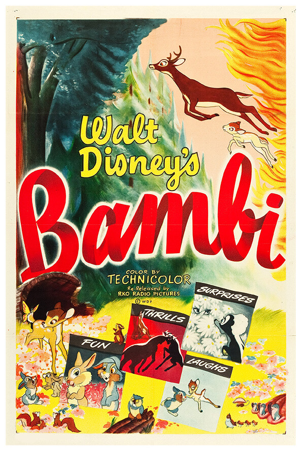Bambi 1942 Poster Bambi II