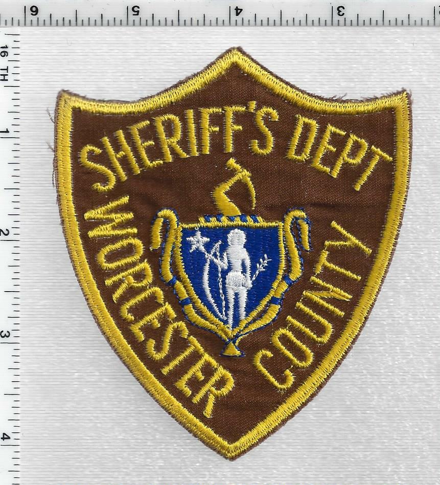 Worcester County Sheriff's Dept. (Massachusetts) 1st Issue Shoulder ...