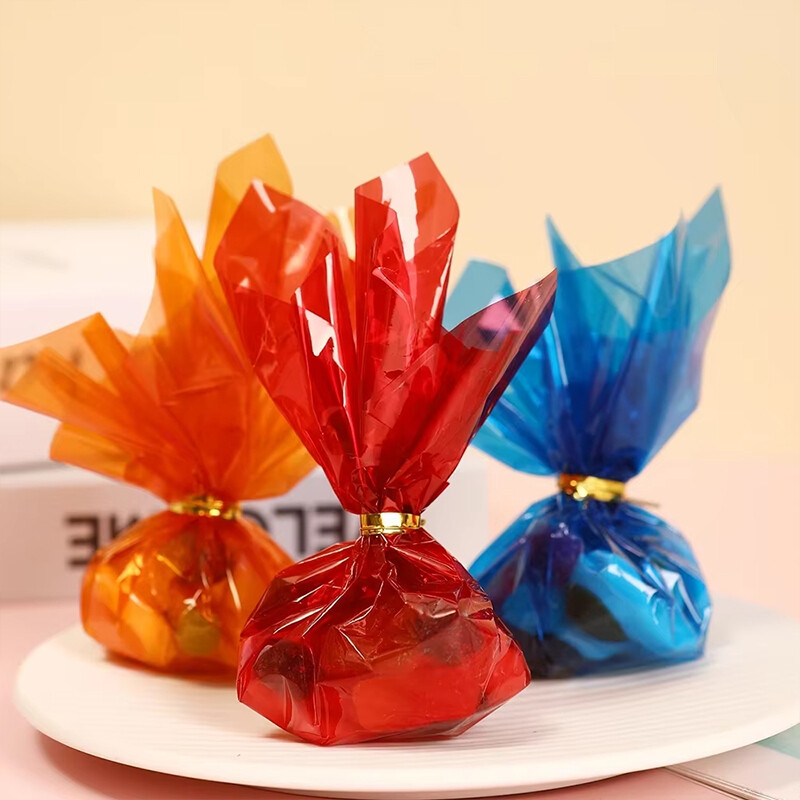 Colored Transparency Cellophane Wrapping Paper Treat Candy Party Gift ...