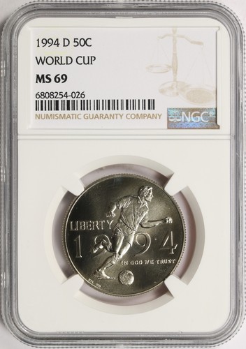 1994-D 50c World Cup Commemorative Half Dollar NGC MS69 | eBay