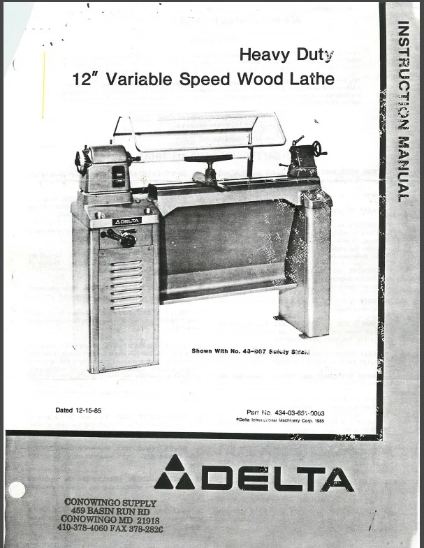 Wood Lathe Diagram