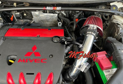 Black Red For 2008-2014 Mitsubishi Lancer 2.0L 2.4L L4 Air Intake Kit ...