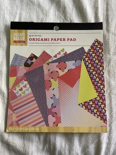 Hand Made Modern 9 Sheets of Origami Paper Pad 7” x 7" 490812241140| eBay