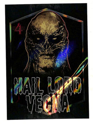 2023 Zerocool Stranger Things Season 4 LV-4 Hail Lord Vecna Insert Card ...