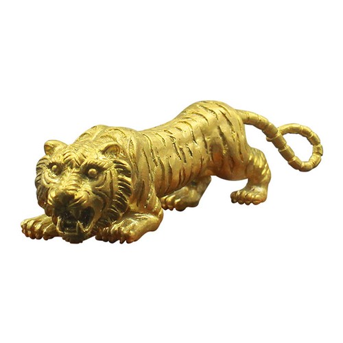 Copper Art Paper Copper Tiger Statue Weight Tiger Year Adornment Tiger ...