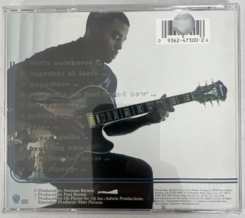 Norman Brown - Celebration CD Warner Bros 1999 Unplayed Promo | eBay