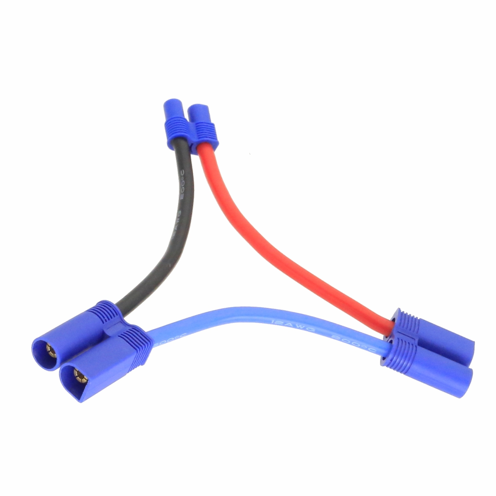 Series Wire EC3 1 Female to 2 Male EC5 12AWG 10CM Serial Cable | eBay