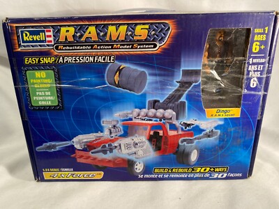 REVELL R.A.M.S. 4 X Force W/"Dingo" Action Figure 1:24 Build & Rebuild ...