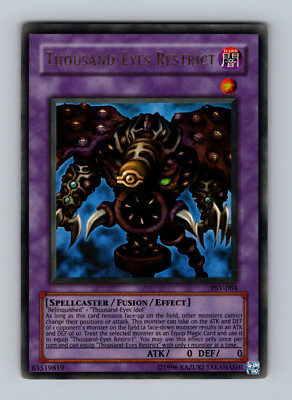 Thousand-Eyes Restrict PSV Ultra Rare Original Print NM Yugioh 2002 | eBay