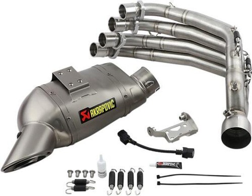 Akrapovic S-H6R11-AFT Exhaust Steel Titanium 14-19 Honda CBR650F | eBay