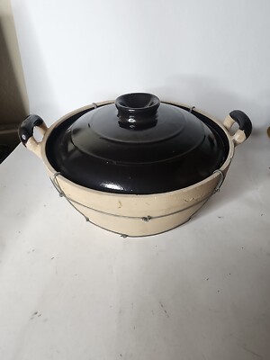 Clay pot Glazed and raw Vented Chinese Wired Chicken rice roaster | eBay