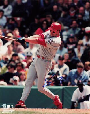 Lee Stevens Rangers Signed Auto 8x10 *3397 | eBay