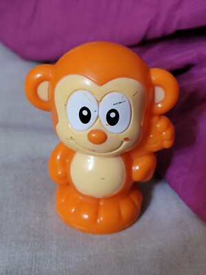 Vtech Smartville Alphabet Train Orange Monkey Zoo Replacement Figure | eBay