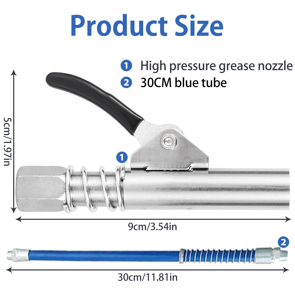 Grease Coupler Heavy Duty Grease Coupler NPTI/8 10000 PSI Small Size ...