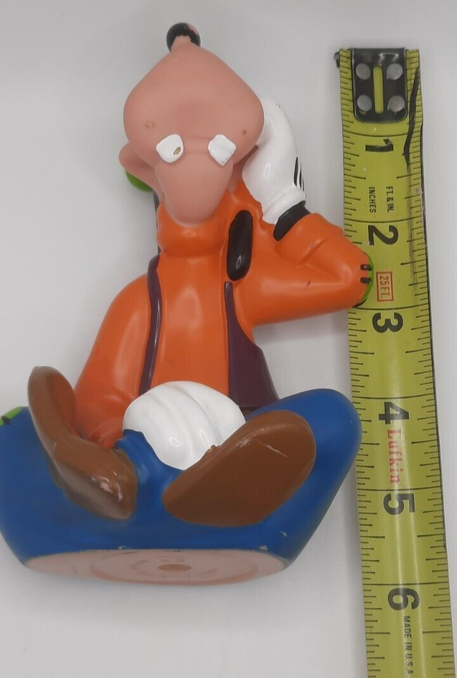 Disney Goofy Sitting Figure with Squeek Sound Vintage 5.5" | eBay