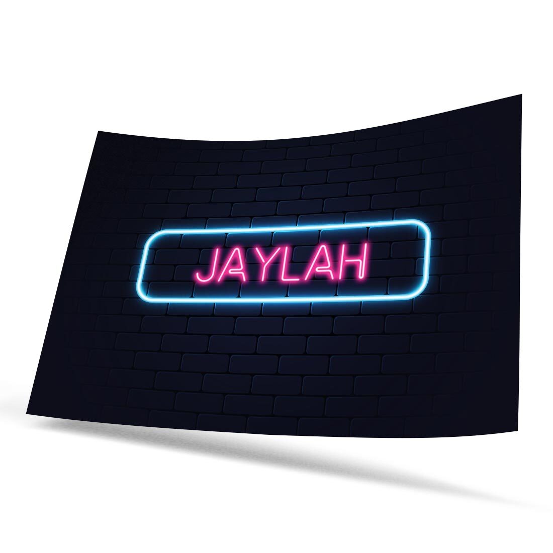 Poster A1 Neon Sign Design Jaylah Name #353070 | eBay