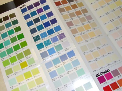 Macpherson Paints Trade Colour Chart Paint Guide - BS4800, RAL | eBay UK
